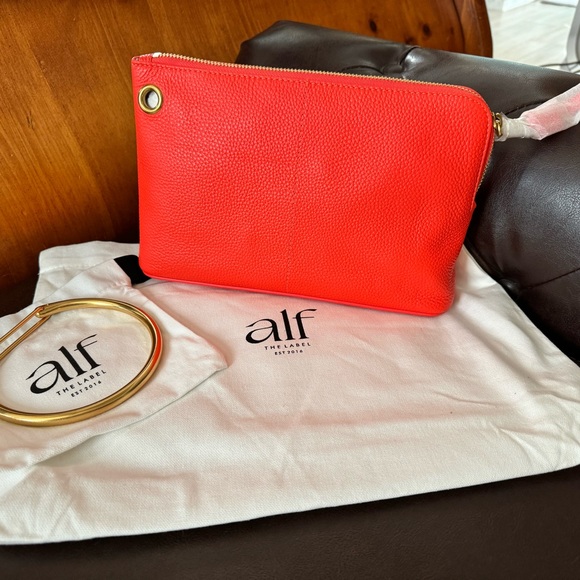 Alf the Label | Bags | Alf The Label Luxe Medium Pouch With Grande Carabiner | Poshmark